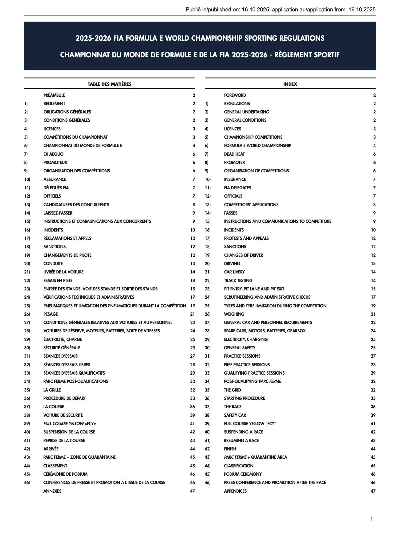 FIA Formula E World Championship 2025–2026: Season Structure and ...